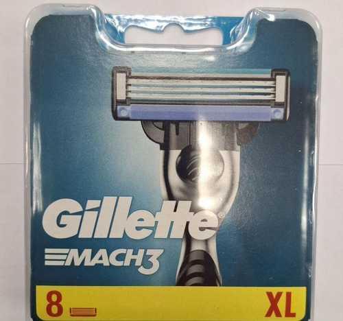 Кассеты для бритья gillette mach 3