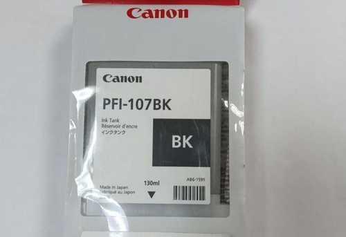 Картридж canon PFI-107 BK