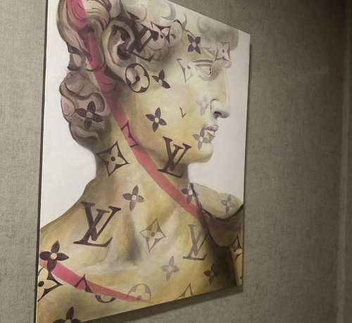 Большая интерьерная картина Давид Микеланджело&LV