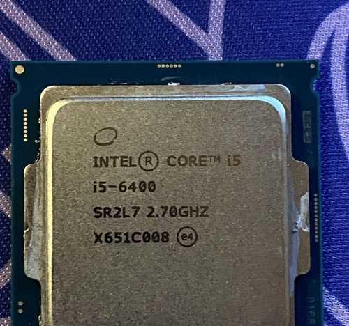 Процессор intel core i5 6400 сокет lga1151