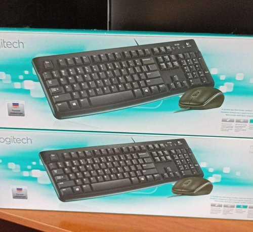 Клавиатура и мышка Logitech mk120