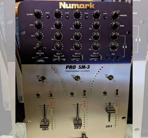 Скретч микшер Numark pro sm-3 оптический кроссфейд