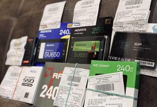 Новые SSD диски на гарантии