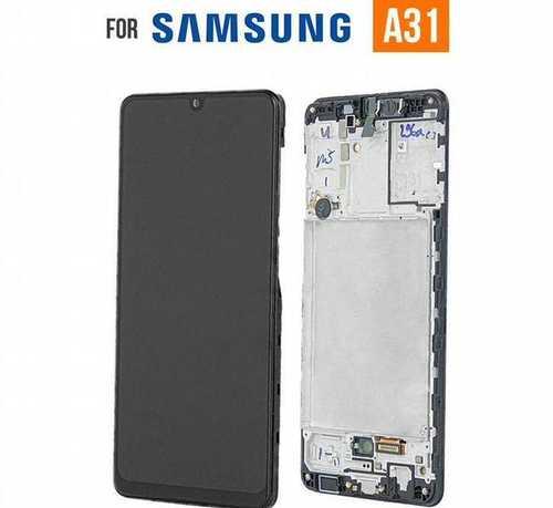 Дисплей Samsung A31 в корпусе