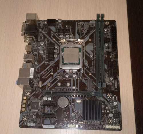 Материнская плата gigabyte H310M Intel I3-9100F