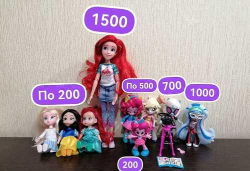 Куклы эквестрия герлз мини, disney, monster high