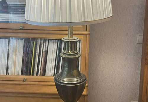 Антикварная лампа с новым абажуром