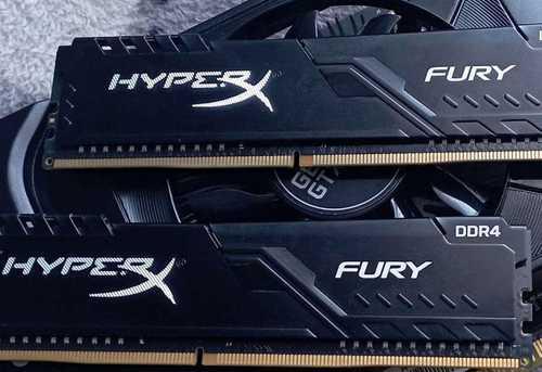 Kingston HyperX Fury 2по8gb DDR4