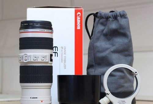 Canon EF 70-200mm f/4L IS USM + лапка