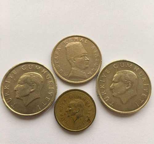 Монеты Англии и Турции