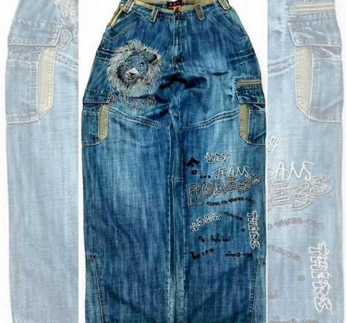 Широкие реп джинсы Romes Jeans