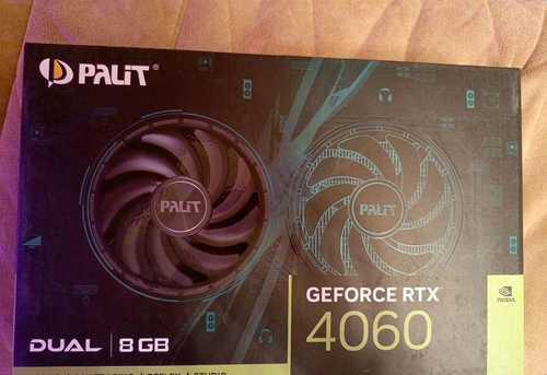 Видеокарта Palit nvidia GeForce RTX 4060 dual NE64