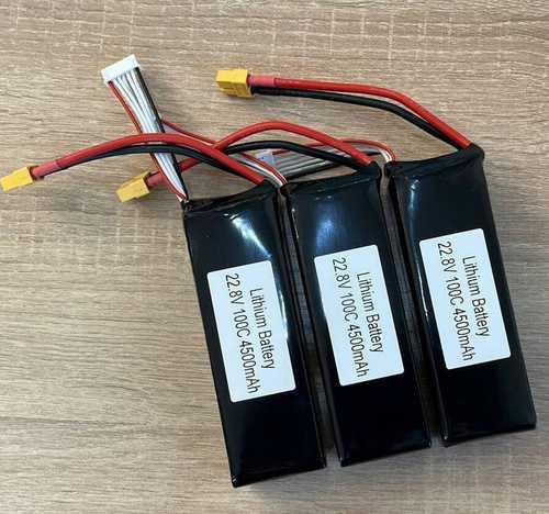 Аккумулятор для FPV дрона ZEE 4500mAh 6S100С XT60