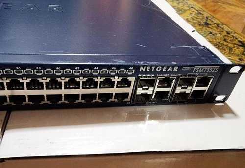 Netgear ProSafe FSM7352S 48+4 Fast Ethernet L3