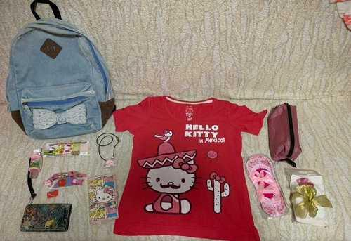 Товары Hello Kitty+футболка из Elle girl журнала