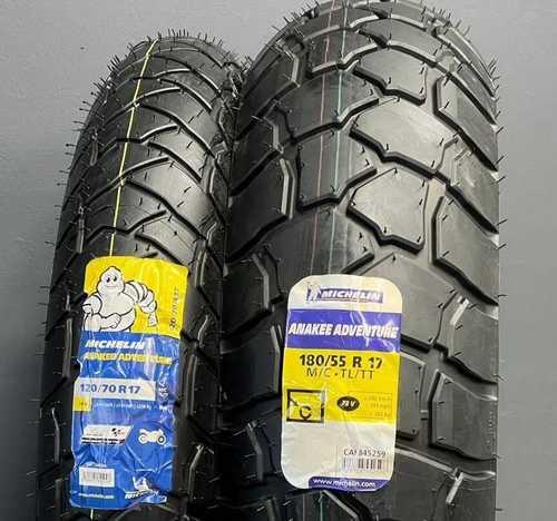 Michelin Anakee Adventure 120/70-17 и 180/55-17