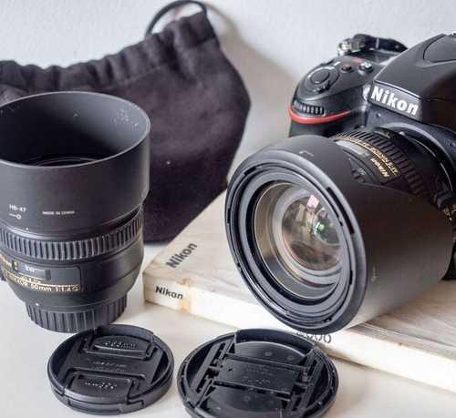 Nikon D600 и два объектива