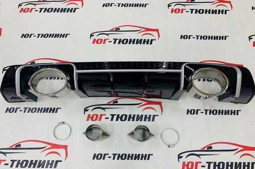 Диффузор на Audi TT в стиле TRS c насадками с