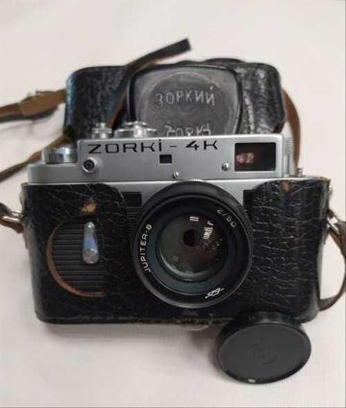 Фотоаппарат Зоркий - 4К СССР с футляром