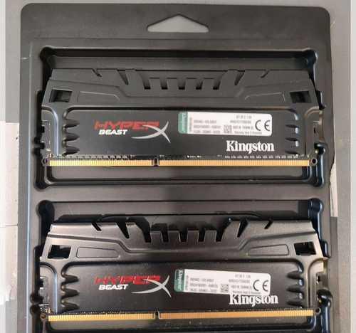 Память DDR3 kingston hyper X 8Gb