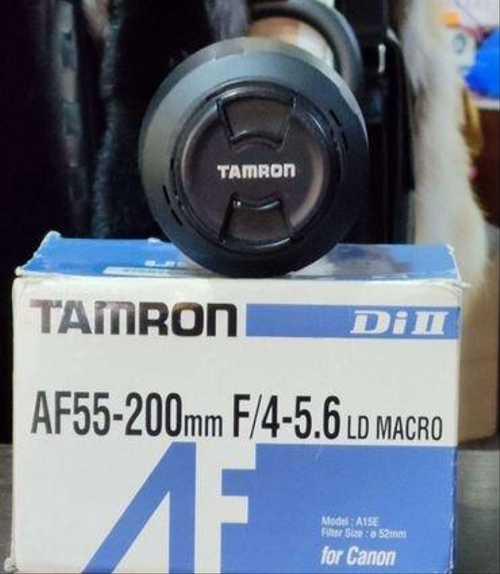 Объектив tamron AF55-200mm F/4-5.6 LD macro
