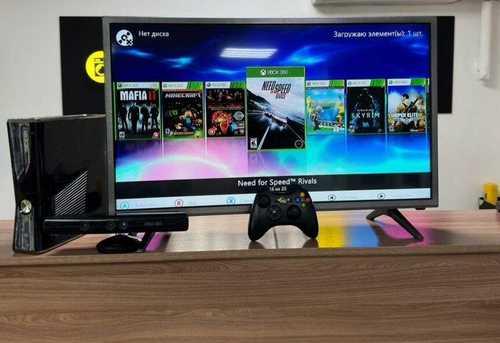 Игровая приставка xbox360 S 250Gb + Kinect Freeboo