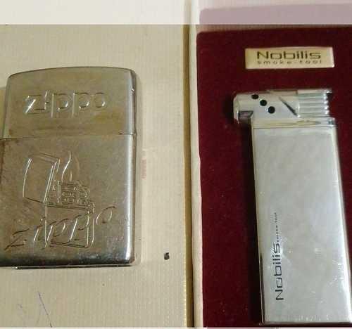 Бензиновая зажигалка zippo, nobilis