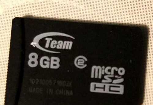 Карта памяти MicroSD 8gb class2