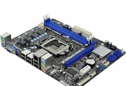 Комплект ASRock H61M-VS + i3-2100+Б.Питания+Охлад