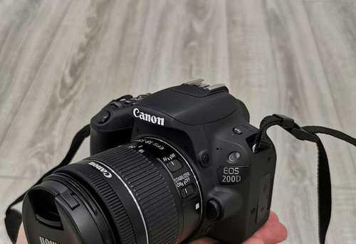 Canon 200d kit 18-55mm STM пробег 4500 кадров