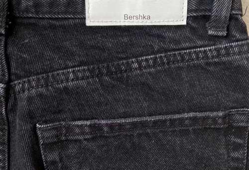 Джинсы bershka прямые женские черные