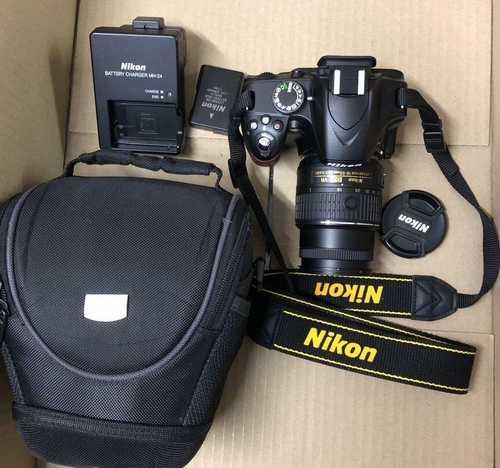 Nikon D3200 пробег 4т.к. Как новый