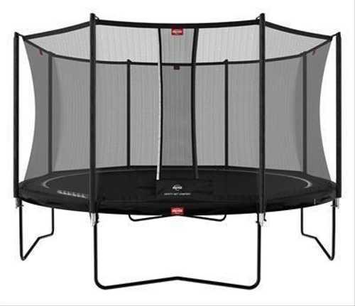 Батут Berg Favorit Regular 380 Black с сеткой Comf
