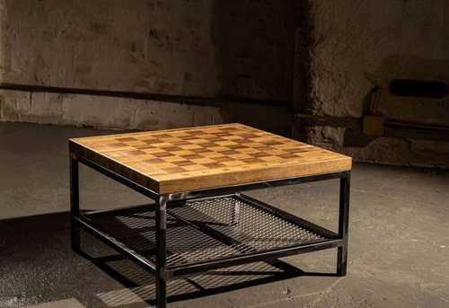 Кофеный дизайнерский дизайнерский столик шахматный