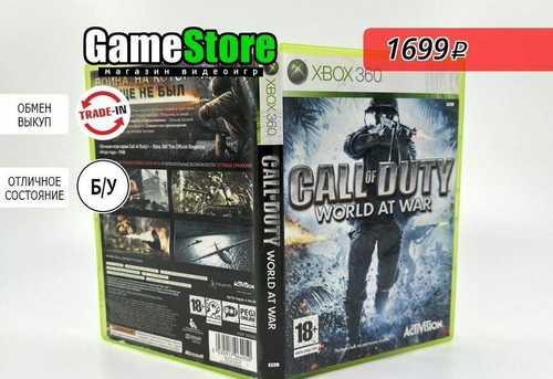 Call of Duty: World AT War (Xbox 360, русска б/у