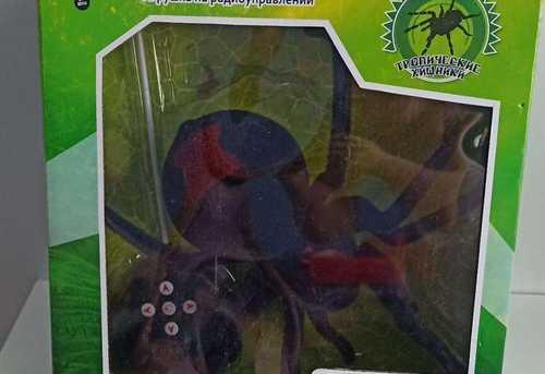 Игрушка чёрная вдова паук. На радиоуправлении
