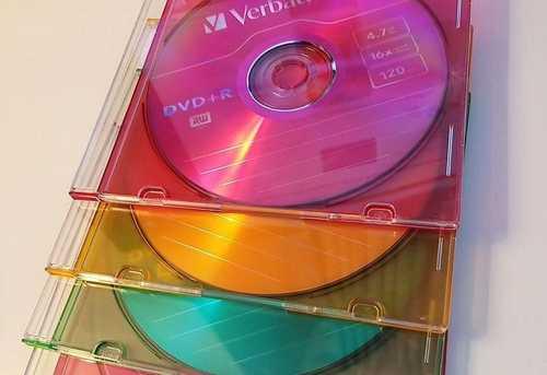 Диски DVD-R - 4,7 Gb - 4шт. и CD-R - 700 Mb - 3шт