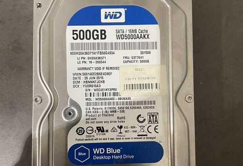 Жесткий диск wd blue 500gb