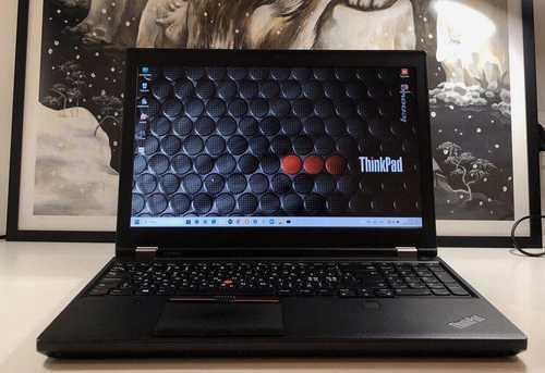 Ноутбук 15.6" Lenovo THINKPAD P50, 512 ГБ, Core i7-6700HQ, RAM 64 ГБ, Quadro M1000M 2 ГБ