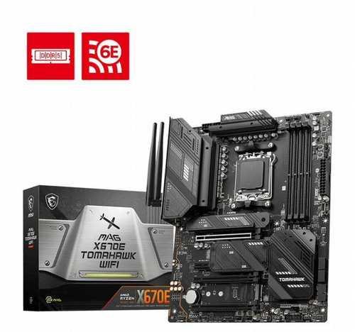 Мат.платы MSI MAG X670E tomahawk wifi новые гарант