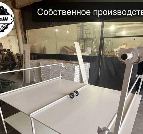 Раскройный стол с размоточным устройством на заказ
