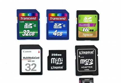 Карты памяти SD / MicroSD / MMC/ MiniSd