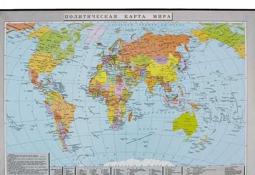 Коврик на стол Attache Карта мира