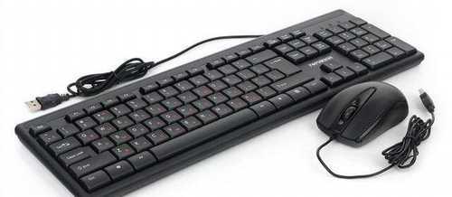 Комплект клавиатура мышь проводной Гарнизон GKS-1