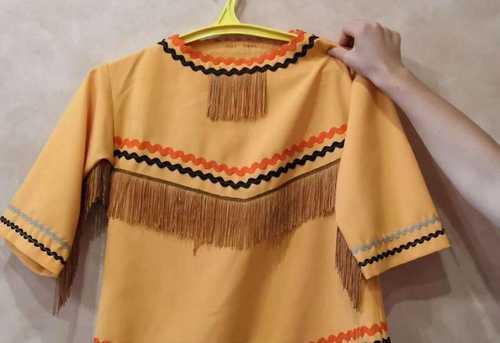 Рубашка для костюма индейца