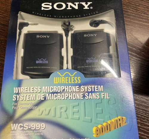 Беспроводная петличка sony wcs-999