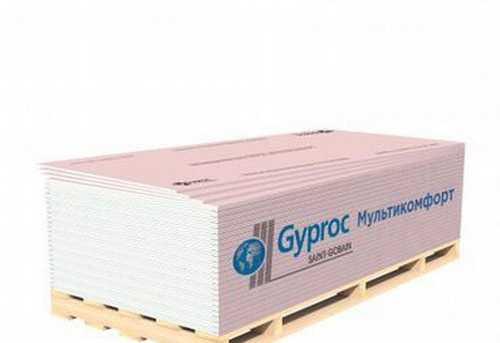 Гипсокартон "Gyproc Аква Стронг" 2500х1200х15 мм