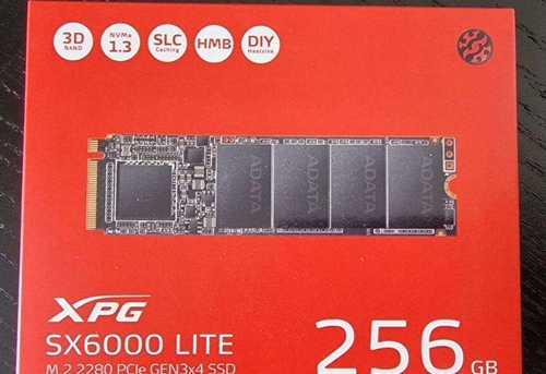 SSD накопитель adata XPG SX6000Lite M.2 2280 256гб