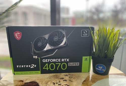 Видеокарта GeForce RTX 4070 super 12Гб Новая