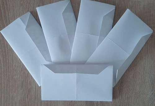 Крафт конверты + случайный стикер в подарок